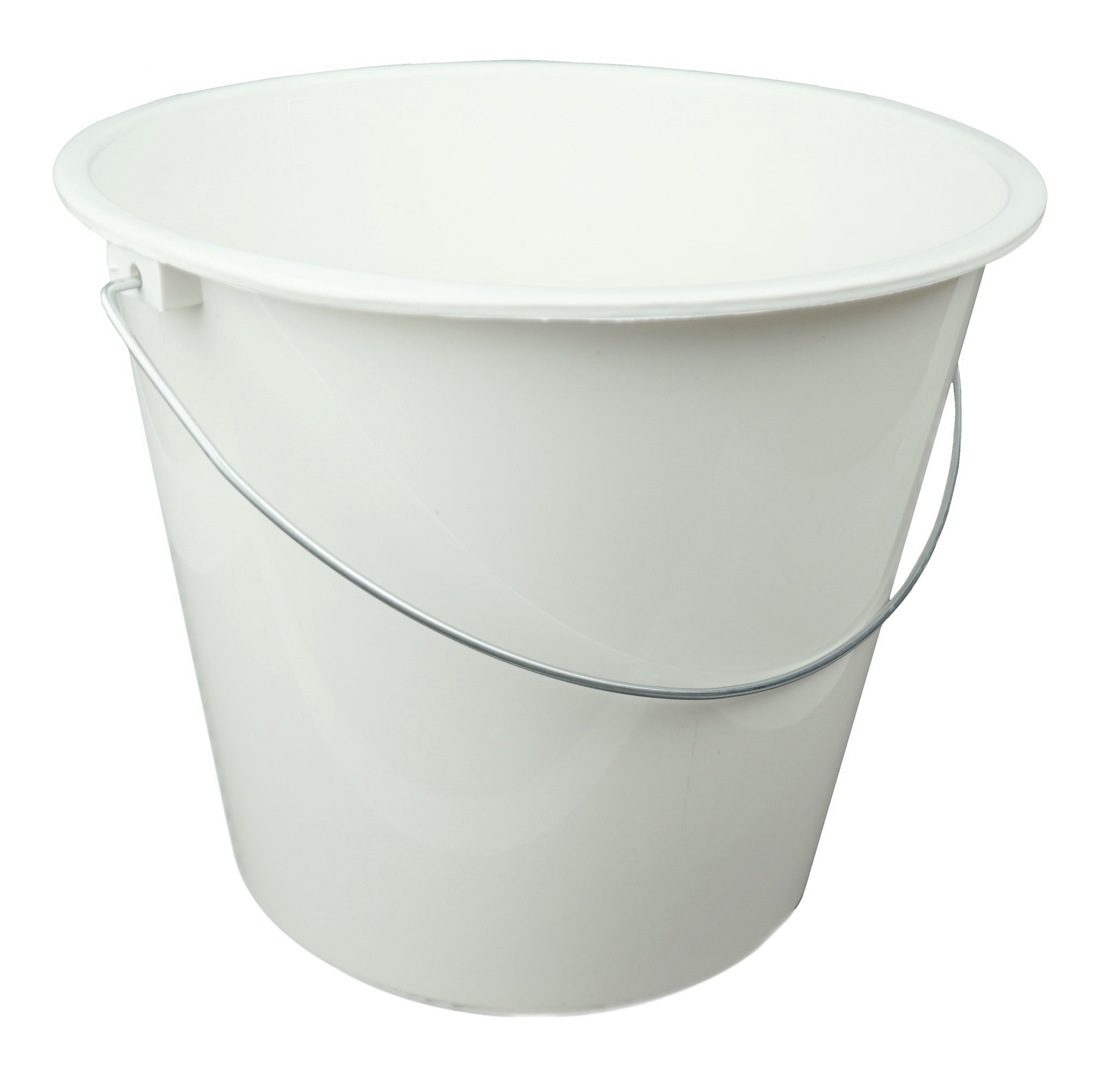 Haushaltseimer mit Metallbügel weiß, 5 Liter, Eimer Putzeimer ...